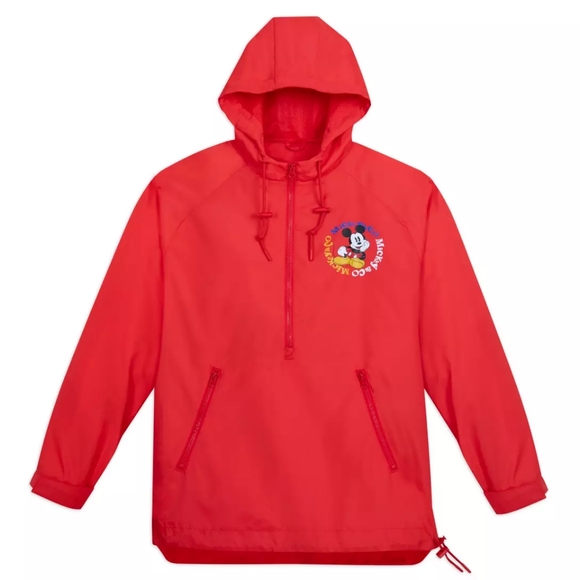 Disney | Jackets & Coats | Mickey Mouse Packable Hooded Rain Jacket For ...